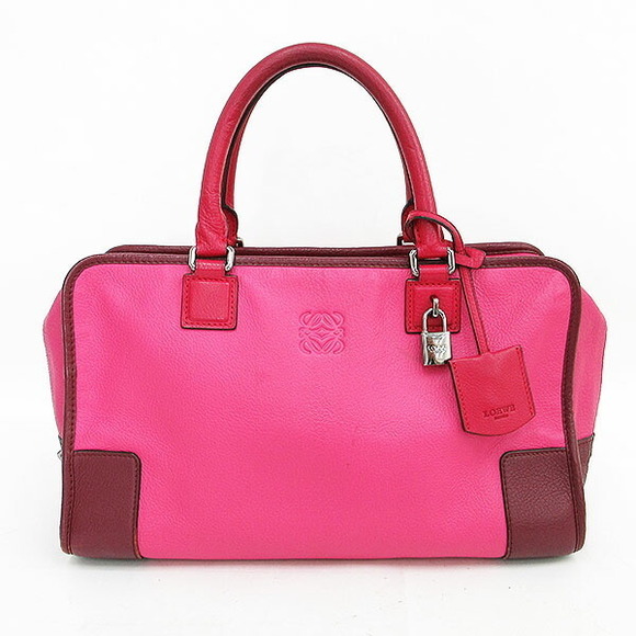 Loewe | Bags | Loewe Amazona 36 Handbag Goatskin Pink | Poshmark
